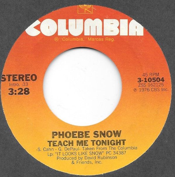 米7” Phoebe Snow Teach Me Tonight 310504 Columbia /00080 - メルカリ