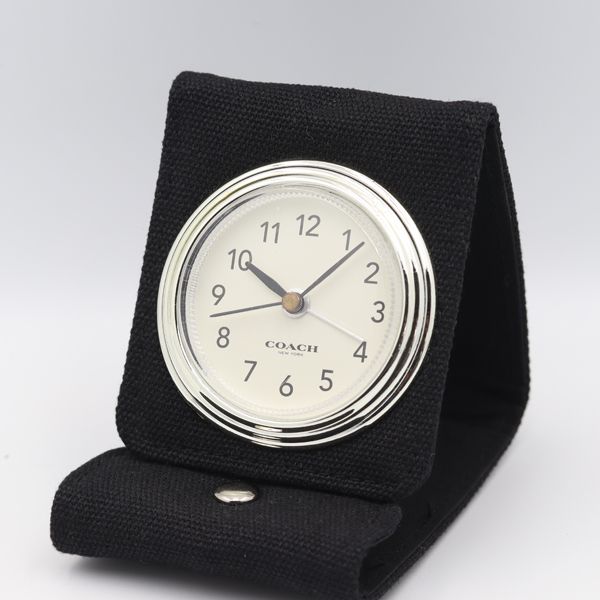 稼働 コ―チ ポケットアラーム QZ BYM508A アイボリー文字盤 置時計 KMR 2000000 NSK - メルカリ
