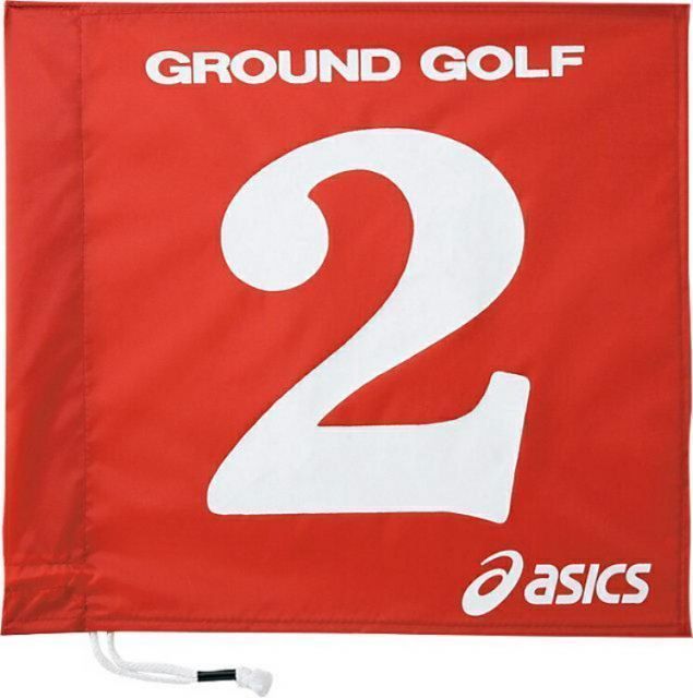 asics アシックス FLAG (1 COLOR TYPE) RED 4 GGG065 23 | スポーツ用品 スポーツ グッズ ツール ...