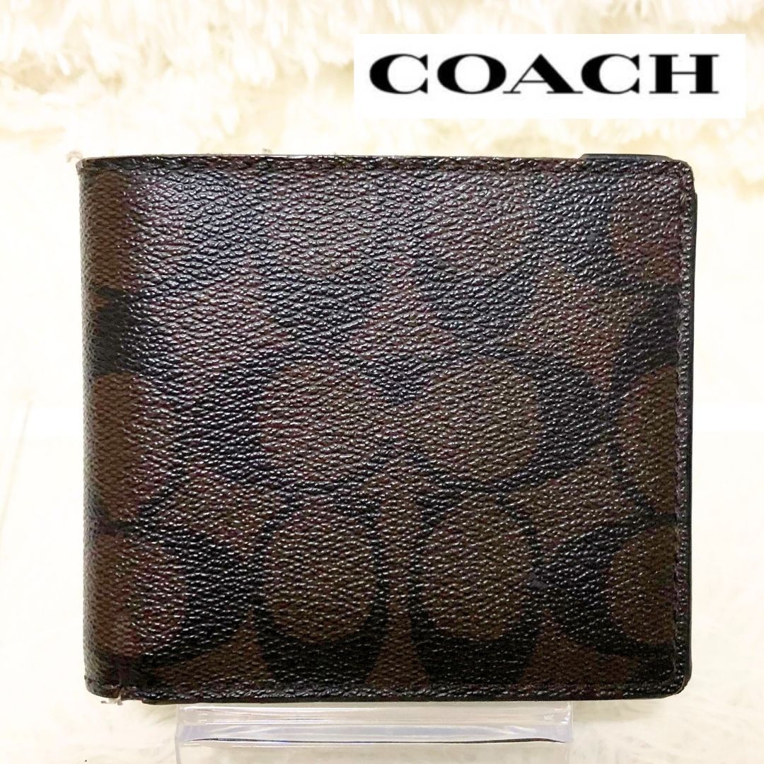 COACH コーチ 財布 二つ折り財布 - メルカリ