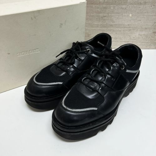 SACHA GAREL サシャガレル JSM5 PELL JS NERO レザースニーカー ブラック size42 【中目黒B11 ...