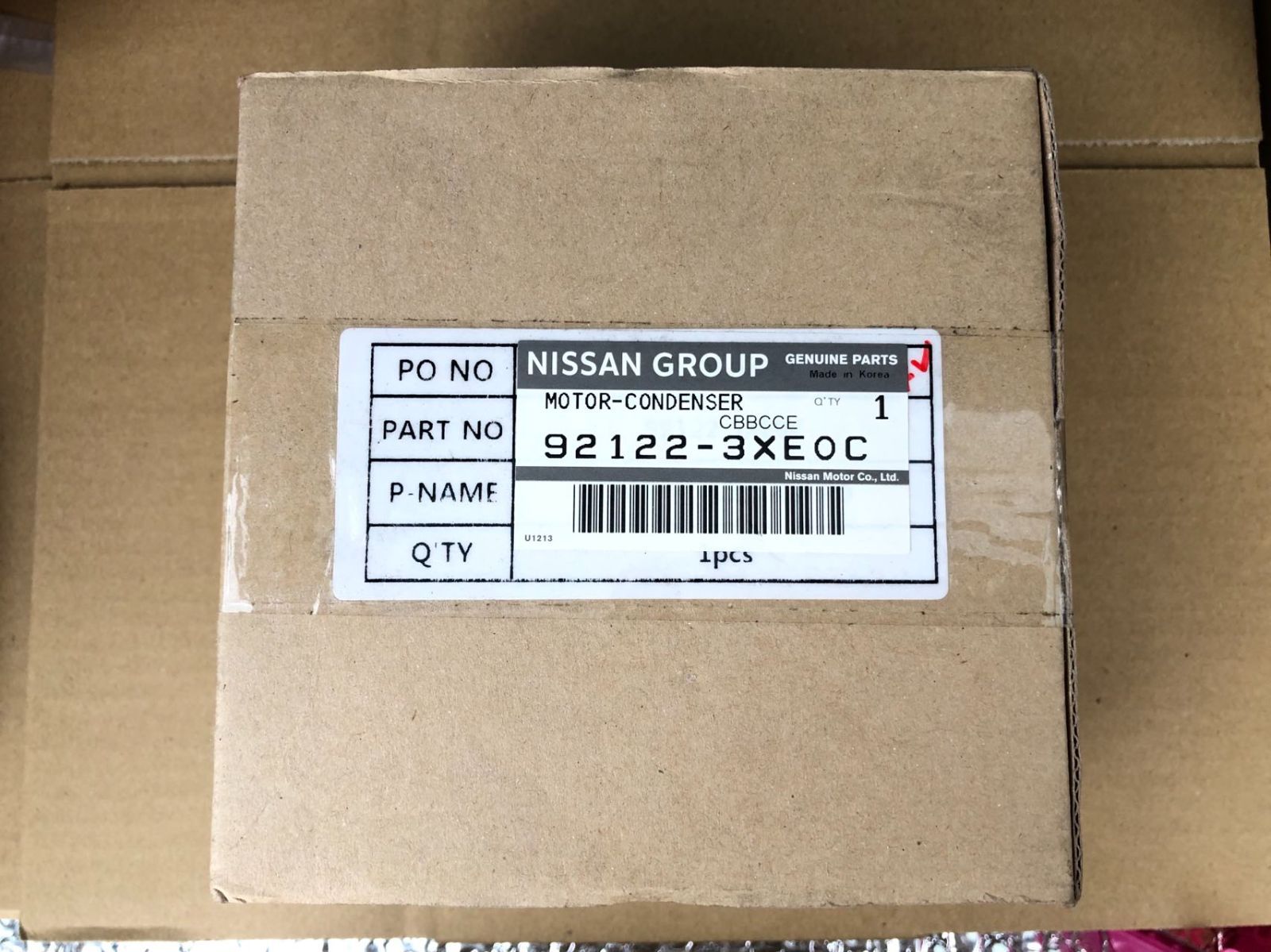 NISSAN ニッサン日産純正 コンデンサーファンモーター92122-3XE0C - メルカリ