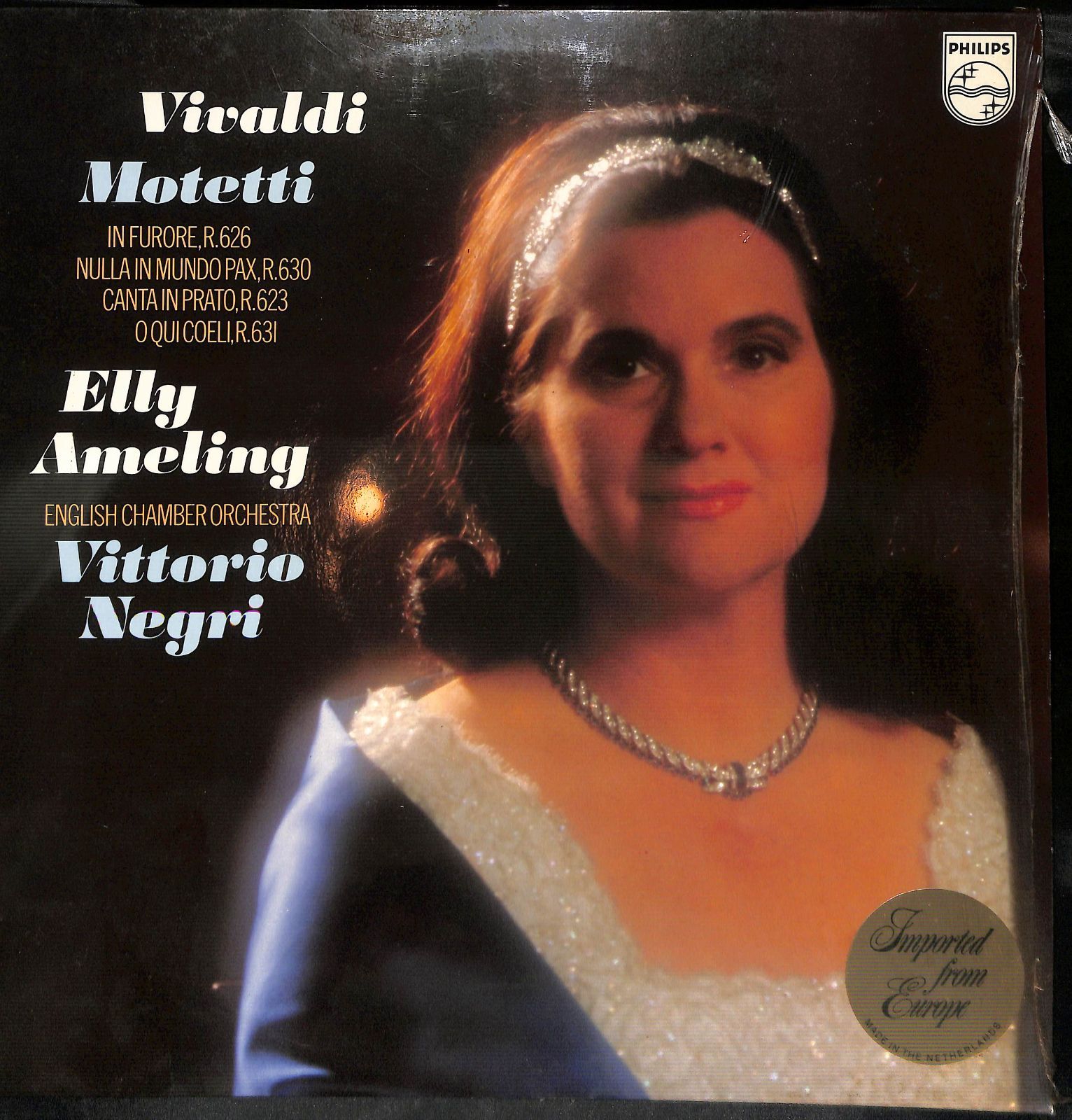 K146【蘭盤LP】Vivaldi Elly Ameling, English Chamber Orchestra, Vittorio ...