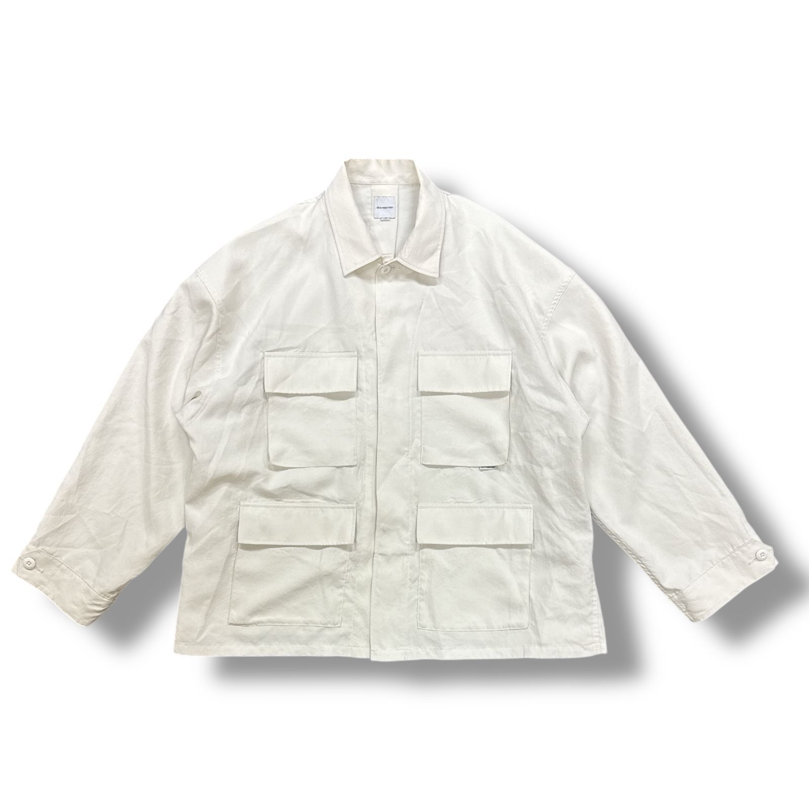 参考上代42900円 COOTIE PRODUCTIONS 24SS POLYESTER CANVAS BDU JACKET ポリエステルキャンバスビーディーユージャケット クーティー ...