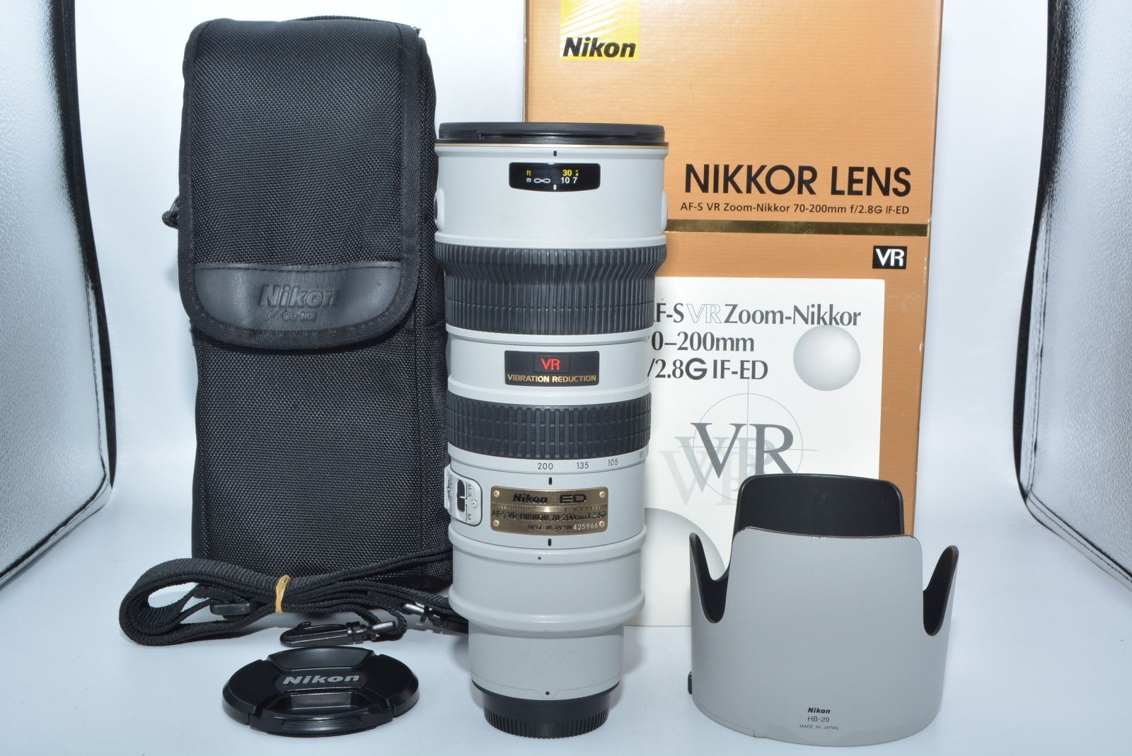 Nikon ニコン AF-S VR Zoom Nikkor ED 70-200mm F2.8G（IF）LGY - メルカリ