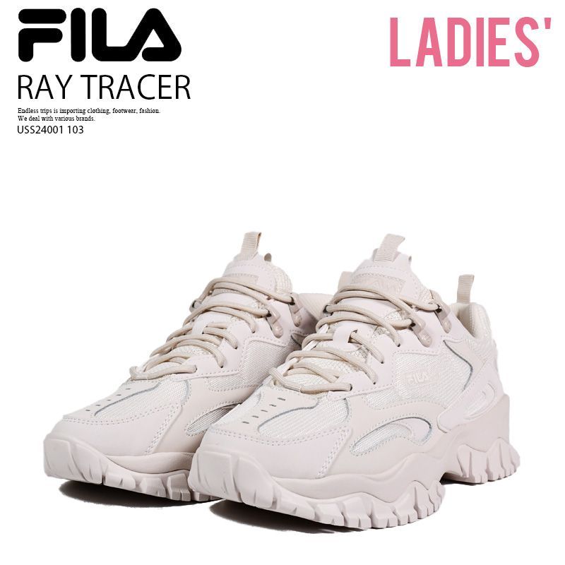 FILA (フィラ) RAY TRACER TR 2 GC (レイトレーサー TR 2 GC) レディース サイズ ローカット スニーカー ダッド アグリー シューズ 厚底 カジュアル ...