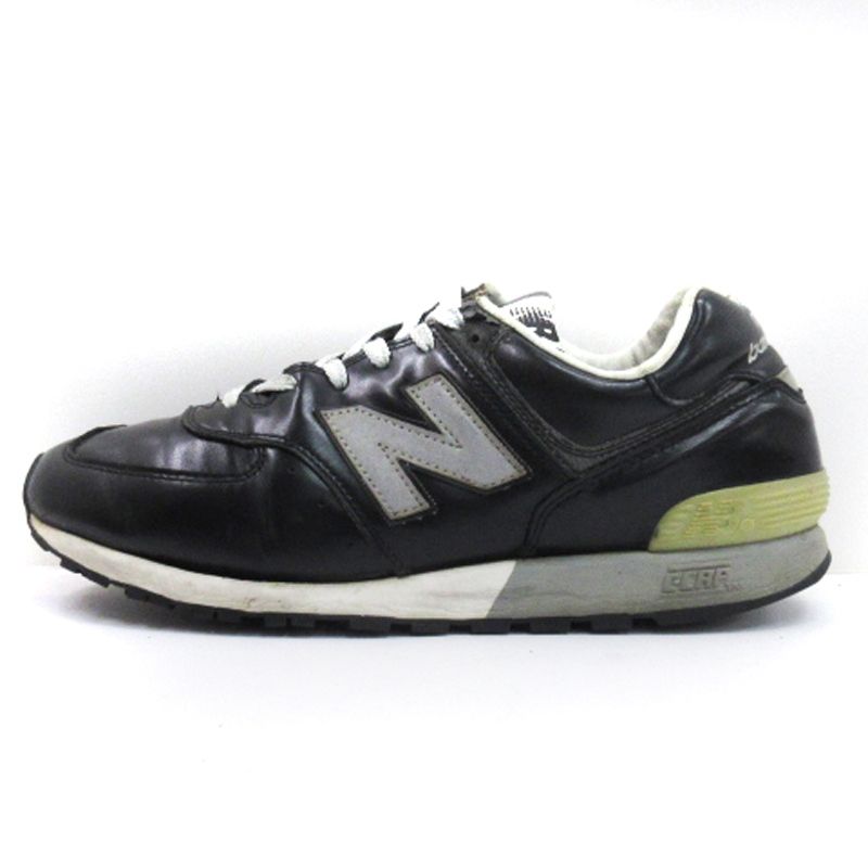 ニューバランス NEW BALANCE スニーカー ローカット ガラスレザー USA製 M576K 黒 ブラック 27.5cm GY03 - メルカリ
