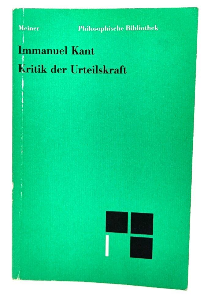 【中古】Kritik Der Urteilskraft/ Immanuel Kant (著) / Felix Meiner Verlag ...