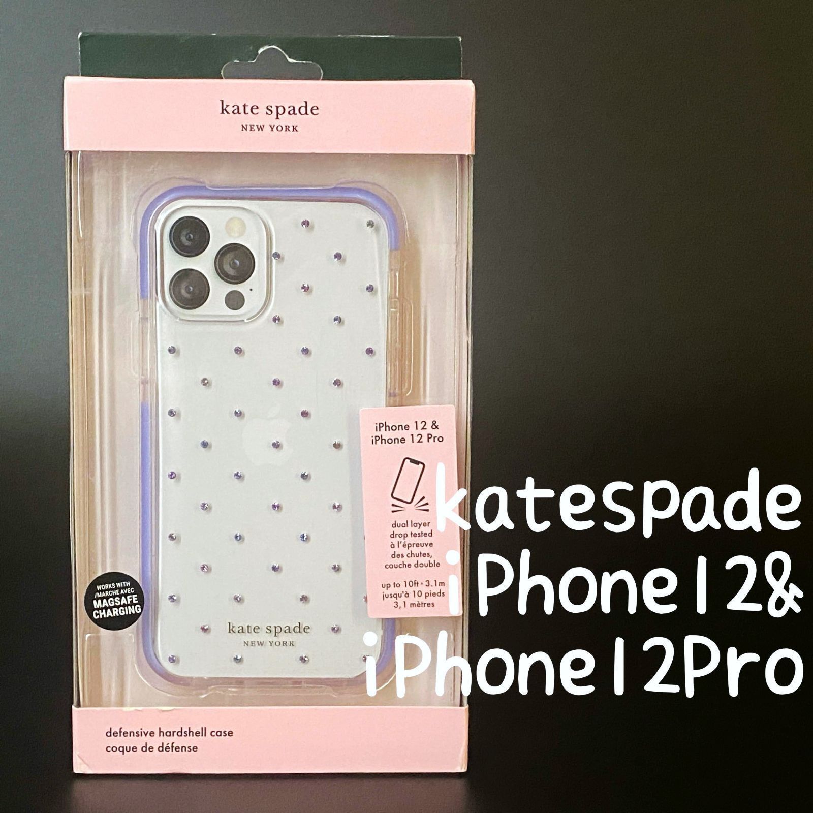 【訳アリ】ケイトスペード★スマホケース★iPhone12/12 PRO - メルカリ