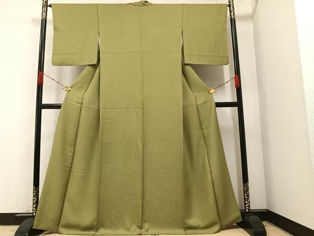 平和屋着物＊夏物 色無地 絽 真朱色 正絹 逸品 未使用 DAAS1846ud