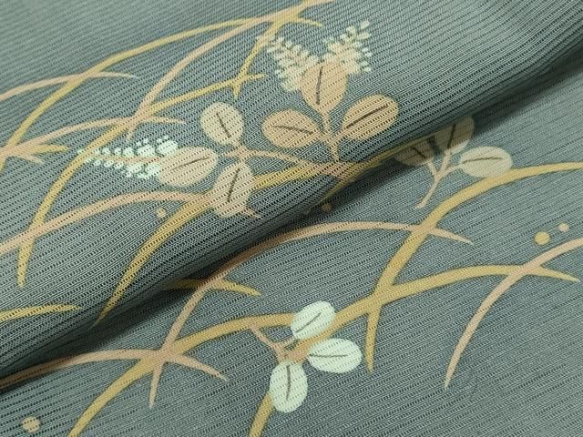 平和屋着物＊夏物 訪問着 絽 枝花文 正絹 逸品 CAAU9048gh