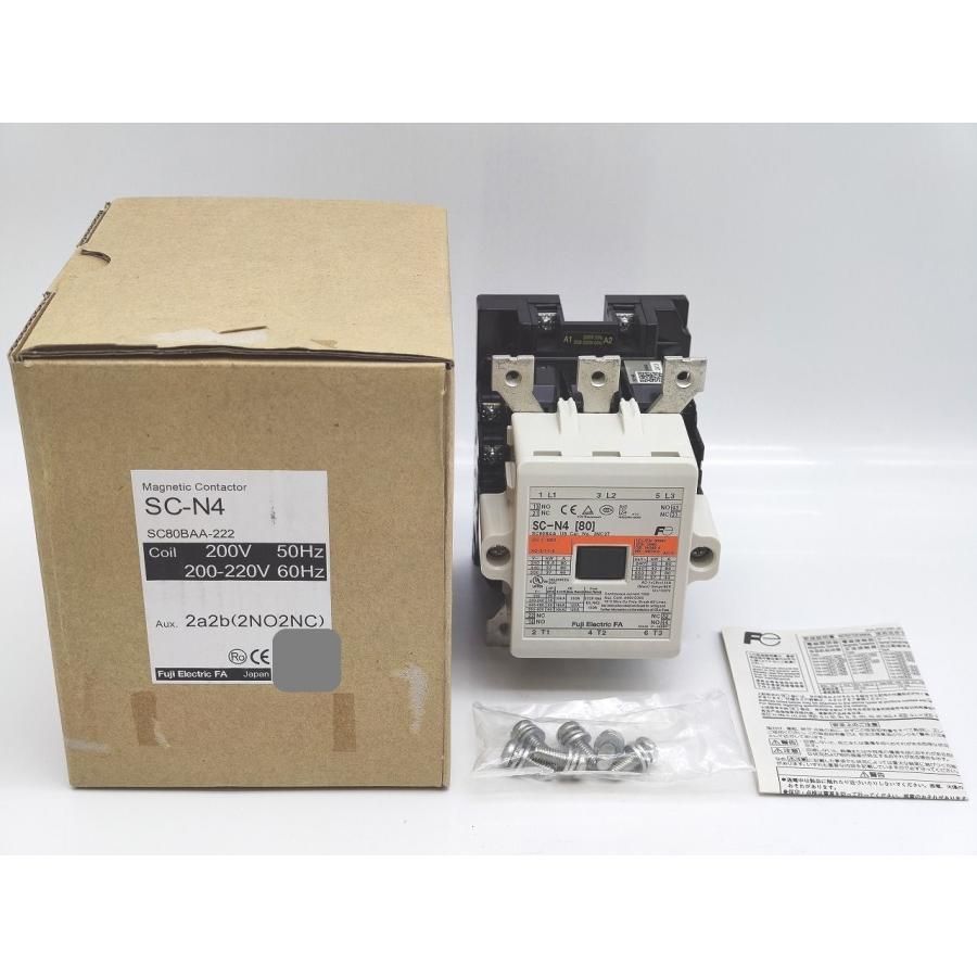 インボイス対応 箱いたみ有 新品 富士電機 FujiElectric SC-N4 200V 50Hz 200-220V 60Hz - メルカリ
