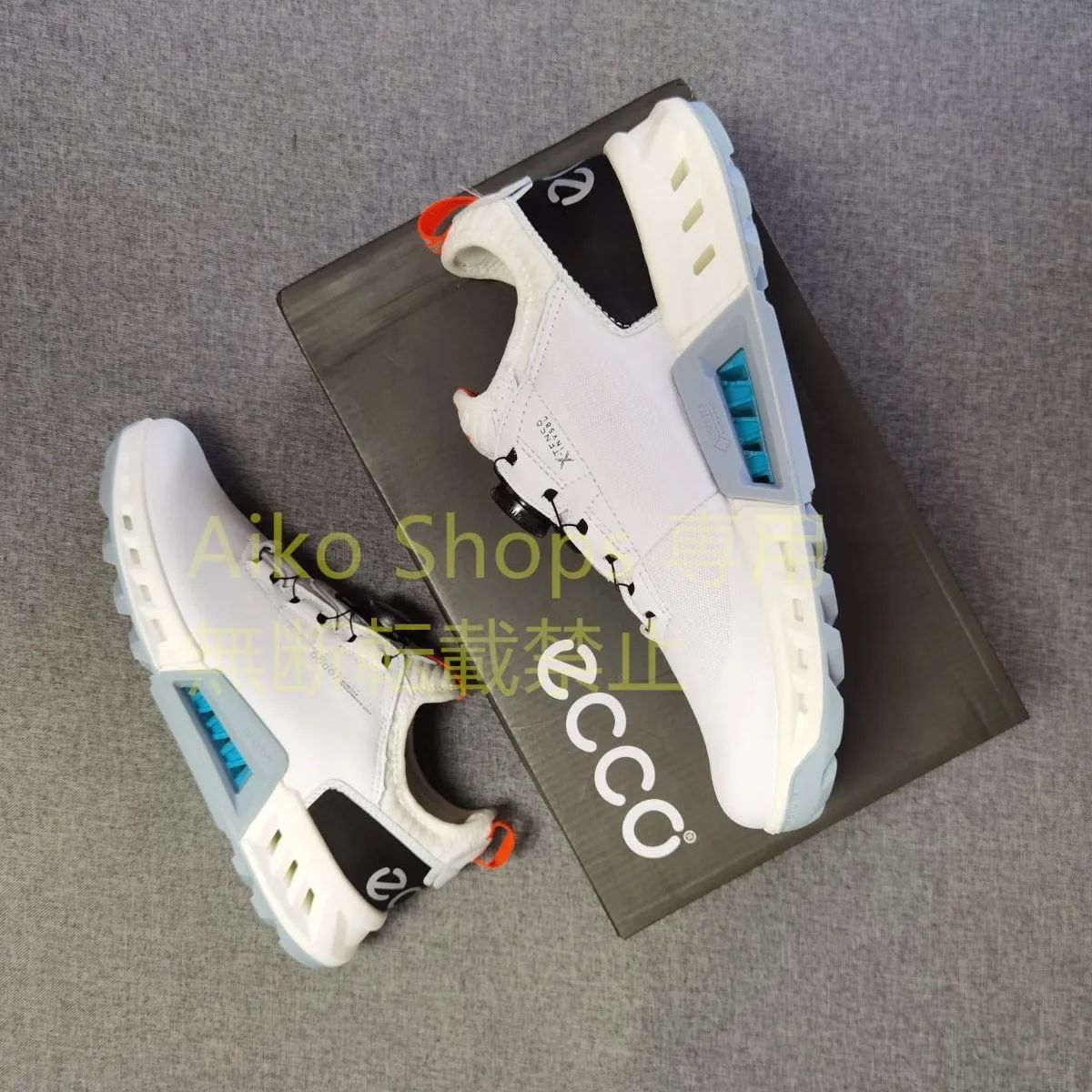 美品 ECCO MEN'S GOLF SHOE BOA スニーカー ゴルフシューズ メンズ スポーツ ホワイト EU39-44 - メルカリ