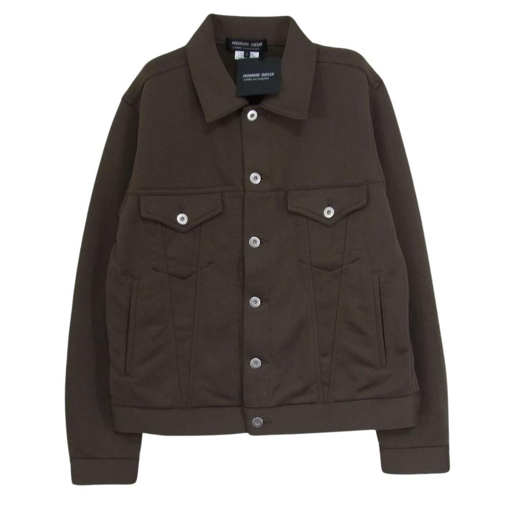 COMME des GARCONS HOMME DEUX コムデギャルソンオムドゥ AD2023 DL-T014-051-2-3 エステルコットンジャージ 3rd タイプ トラック ジャケット ...