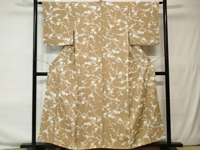 平和屋着物▽上質な小紋 単衣 辻が花 正絹 逸品 CAAV9416ze