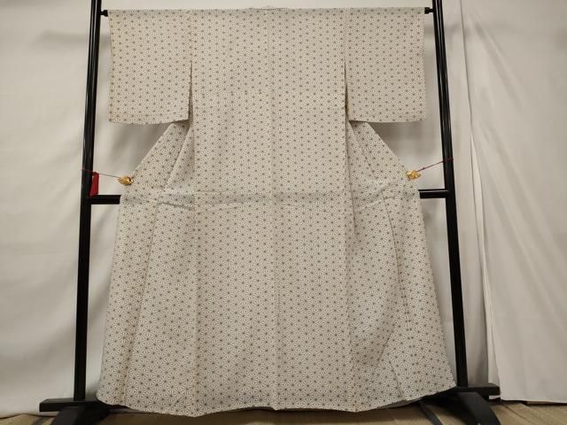 平和屋着物＊夏物 小紋 絽 霞文 暈し染め 正絹 逸品 CAAU4647ut