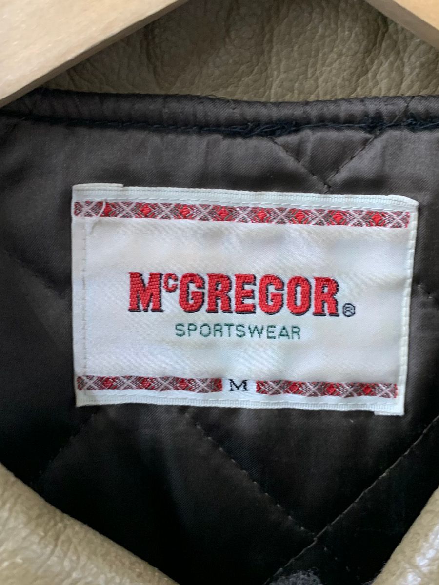 マックレガー McGREGOR スタジャン ウール 牛レザー切替 マックレガー McGREGOR スタジャン ウール 牛レザー切替