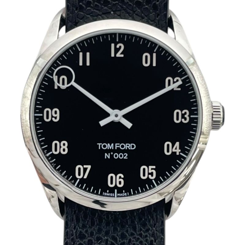トムフォード TOM FORD N.002 TFT002007 ブラック SS クオーツ メンズ 腕時計 - メルカリ