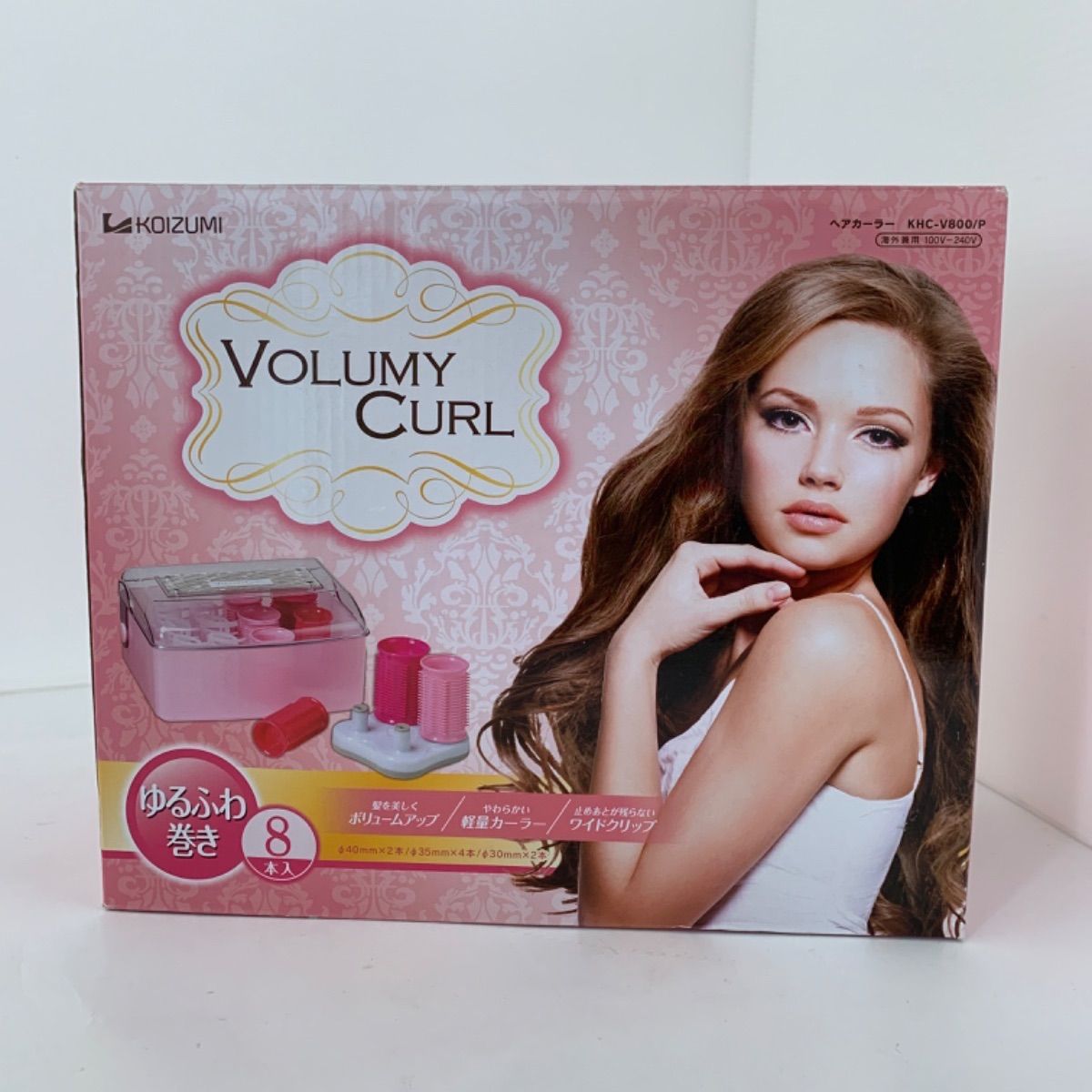 未使用 KOIZUMI コイズミ ボリューミーカール KHC-V800/P ホットカーラー ヘアカーラー - メルカリ