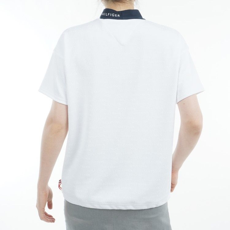 トミーヒルフィガー ゴルフ モックシャツ レディース 半袖 シャツ
