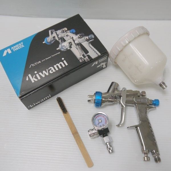アネスト岩田 キワミWB センターカップスプレーガン KIWAMI3-V14WB2 手元圧力計 400mLセット 自動車補修専用スプレーガン 重力式≡DT4920 - メルカリ