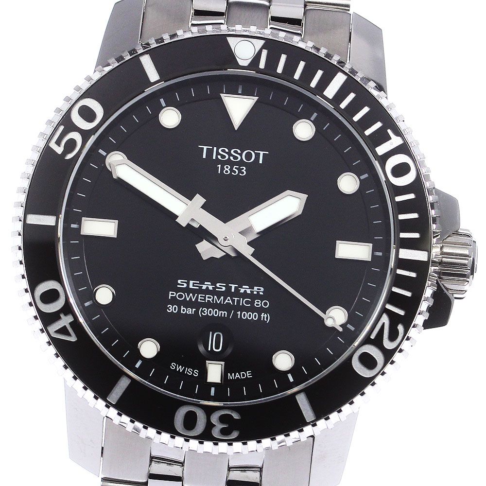 ティソ TISSOT T120407A シースター1000 デイト 自動巻き メンズ良品箱・保証書付き_770316 - 中古ブランド腕時計 ...