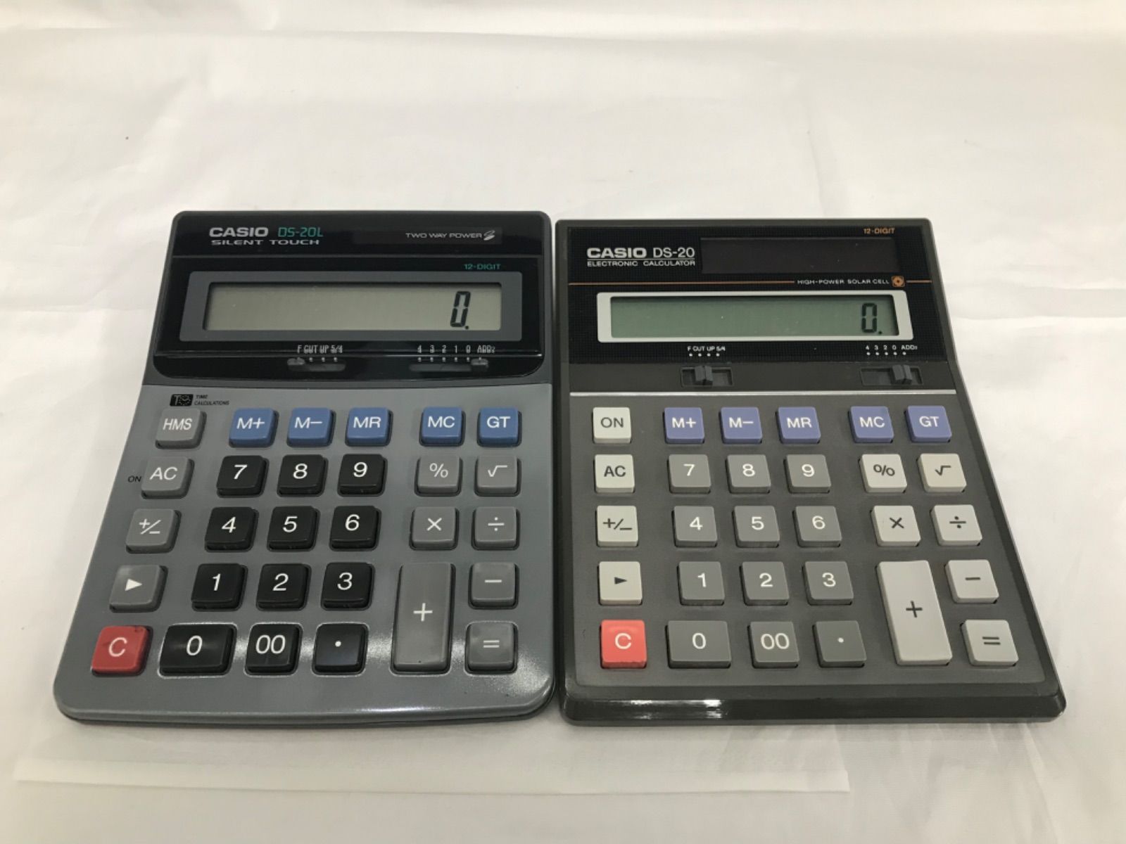 CASIO DS-20 カシオ DS-20L 電卓 稼働品 2点 - メルカリ