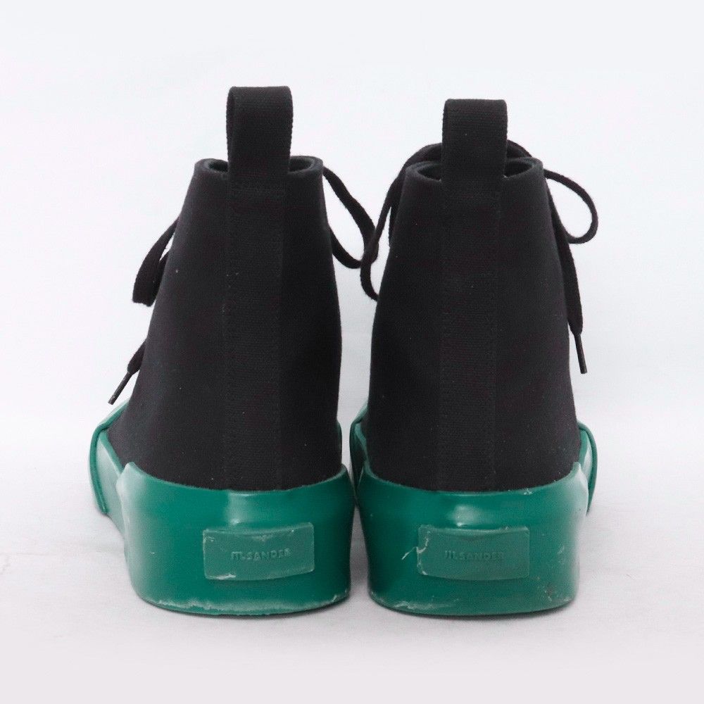JIL SANDER ハイカットコットンキャンバススニーカー サイズ40 JIL SANDER ハイカットコットンキャンバススニーカー サイズ40