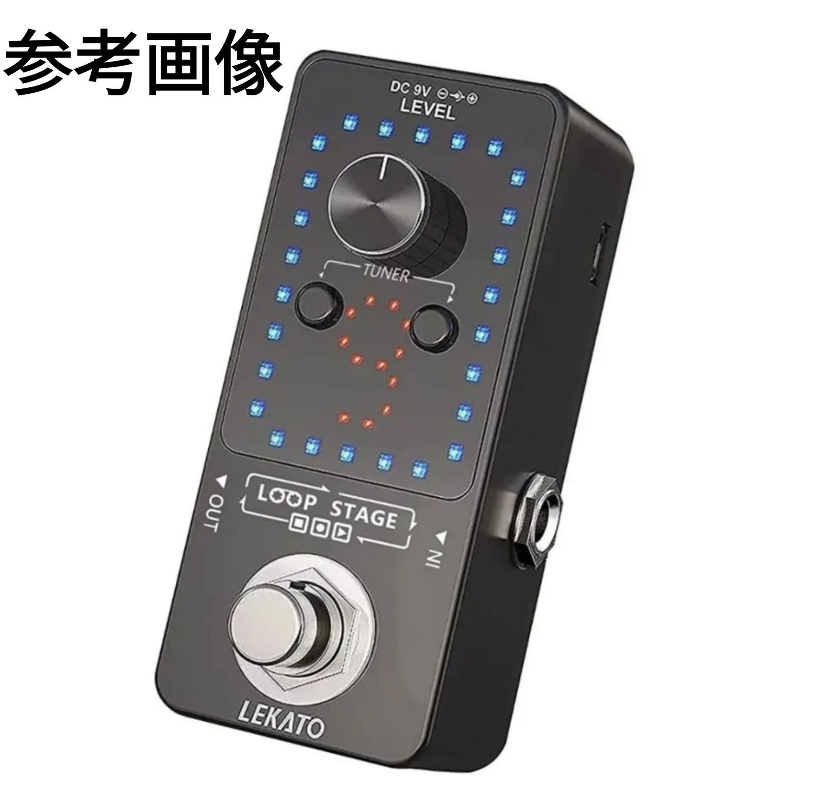 【LOOPER Pro】ルーパー エフェクター ペダル 9ループ チューナー機能付き LEKATO ギターエフェクト オーバーレイ記録 エレキ ...