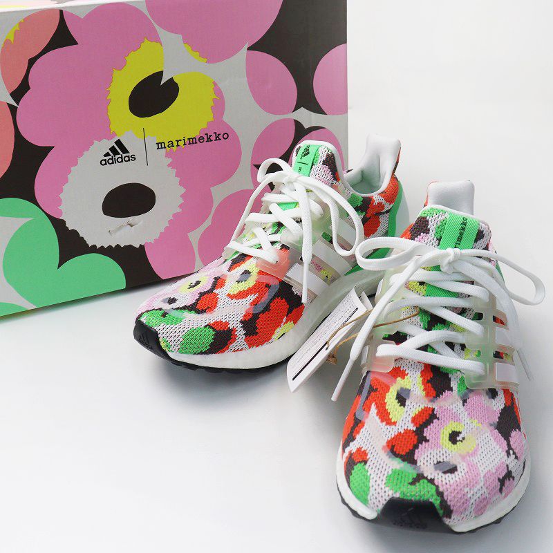 新品 コラボ 22SS アディダス ADIDAS × マリメッコ MARIMEKKO Ultraboost 4 DNA ウルトラブースト 23 ...