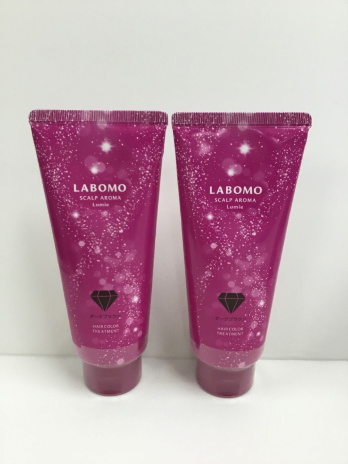J453 LABOMO ラボモ スカルプアロマ ヘアカラートリートメント ルミエ ダークブラウン 200g×2本セット - メルカリ