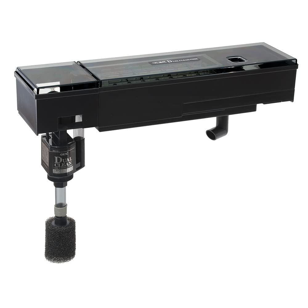 GEX AQUA FILTER デュアルクリーンフリー DC-4560 静音水中ポンプ 2段階ろ過 45-60cm水槽用 上部フィルター ブラック - メルカリ