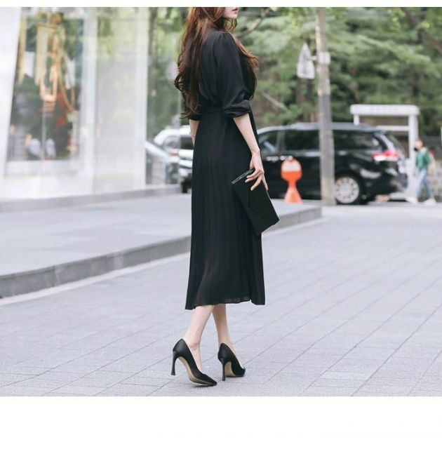 種類6：ブルー/XL 半袖 ロング Tシャツ ワンピース フレアワンピース