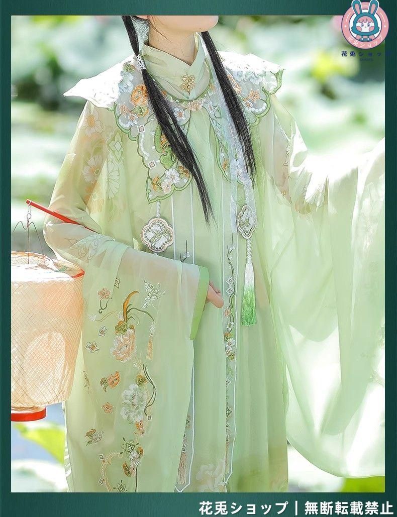 HF-77 豪華刺繍 漢服 かんふく 古風衣装 レトロ風 中華ロリータ