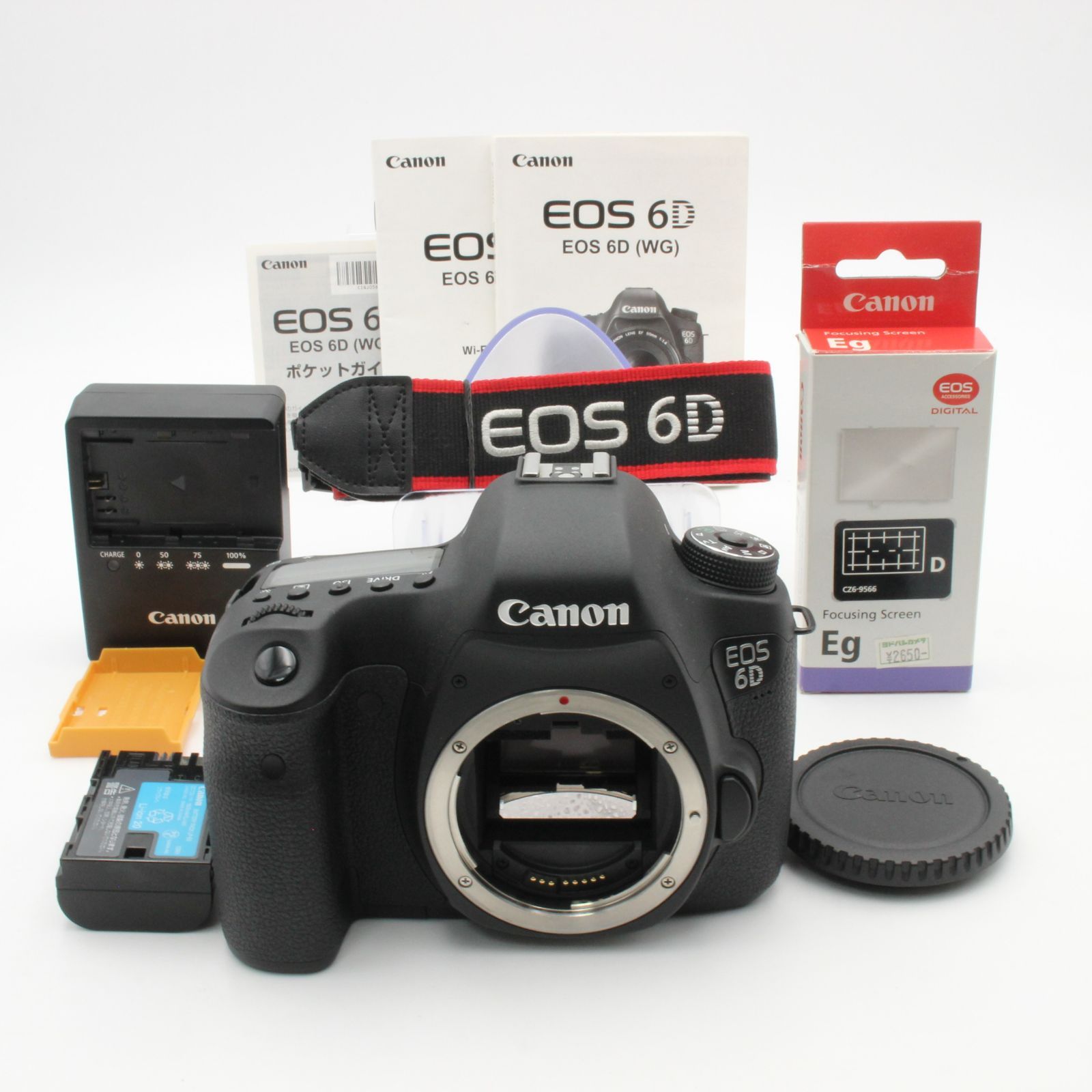 ショット数5971 【極美品】 Canon キヤノン EOS 6D ボディ デジタル 一眼レフ カメラ CANON キャノン Focusing ...
