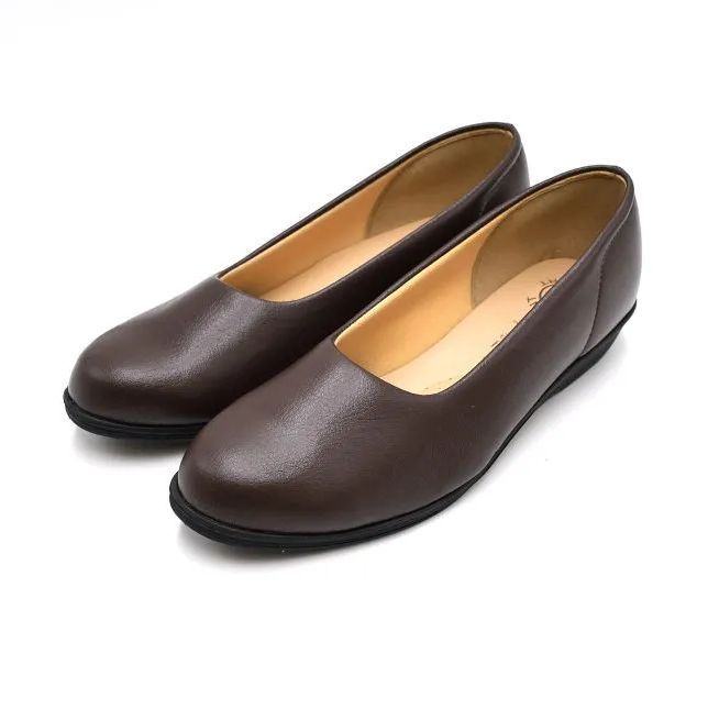 パンジー pansy 23.0cm mer0390 レディースパンプス ブラウン 茶色 オフィス ウエッジソール 4060 - メルカリ