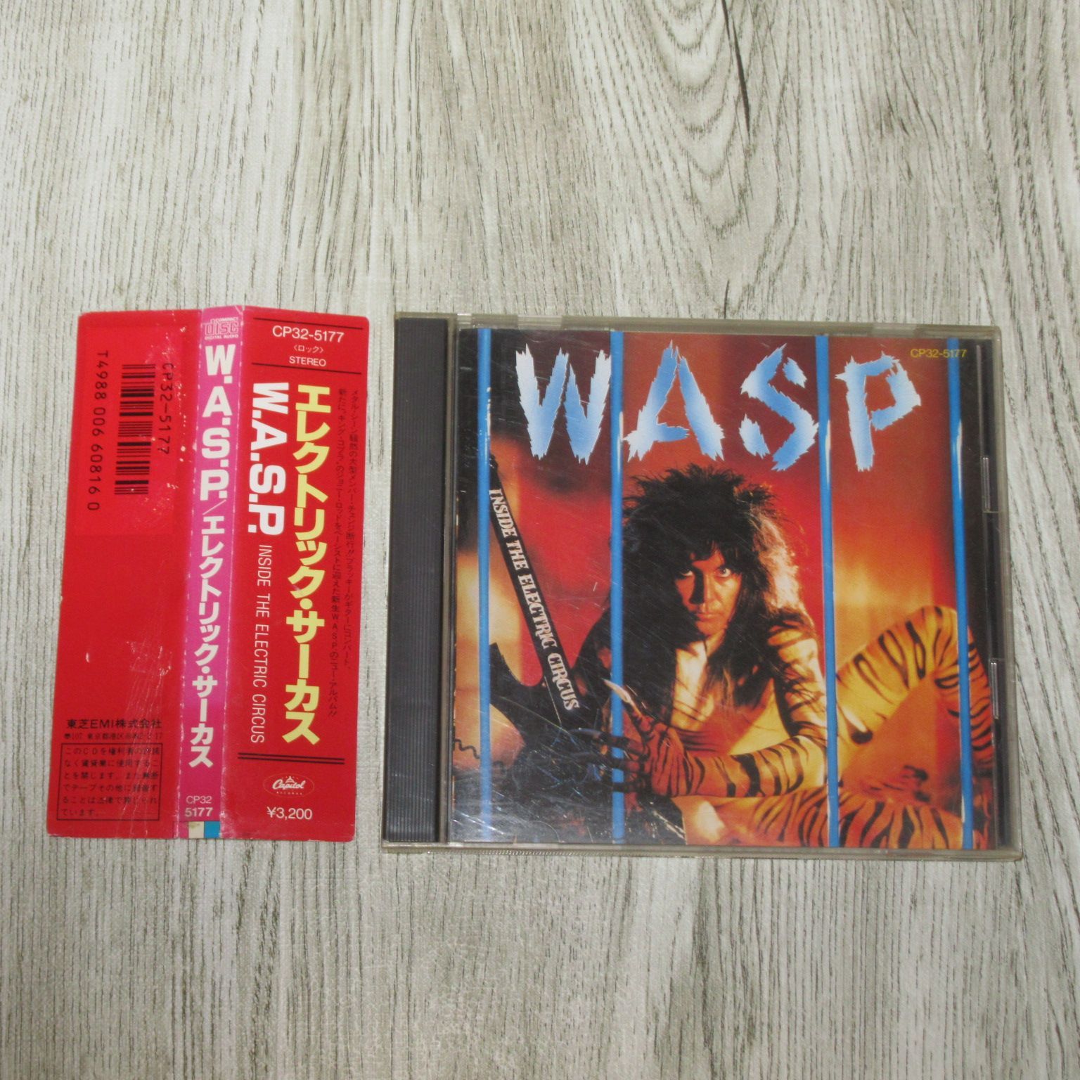 CD W.A.S.P. ワスプ エレクトリック・サーカス 帯付 CP32-5177 3200円 使用感あり WASP INSIDE THE ELECTRIC CIRCUS - メルカリ