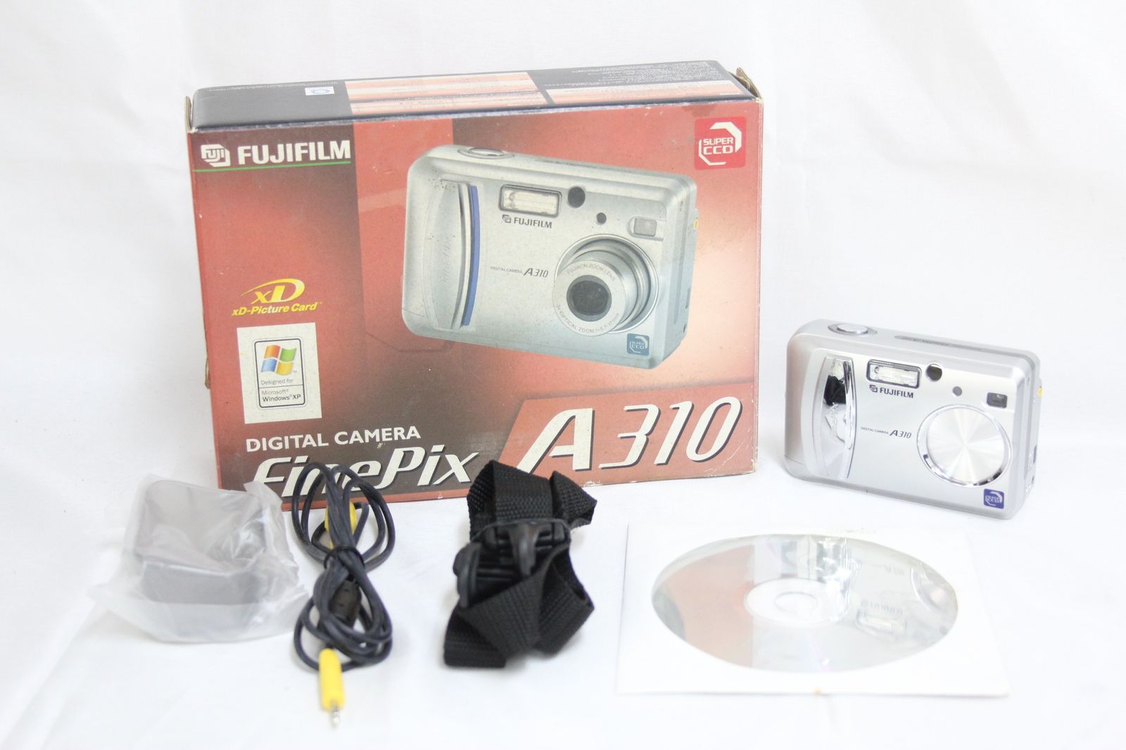 【返品保証】 【便利な単三電池で使用可】フジフィルム Fujifilm Finepix A310 3x 元箱付き コンパクトデジタルカメラ v8110 - メルカリ