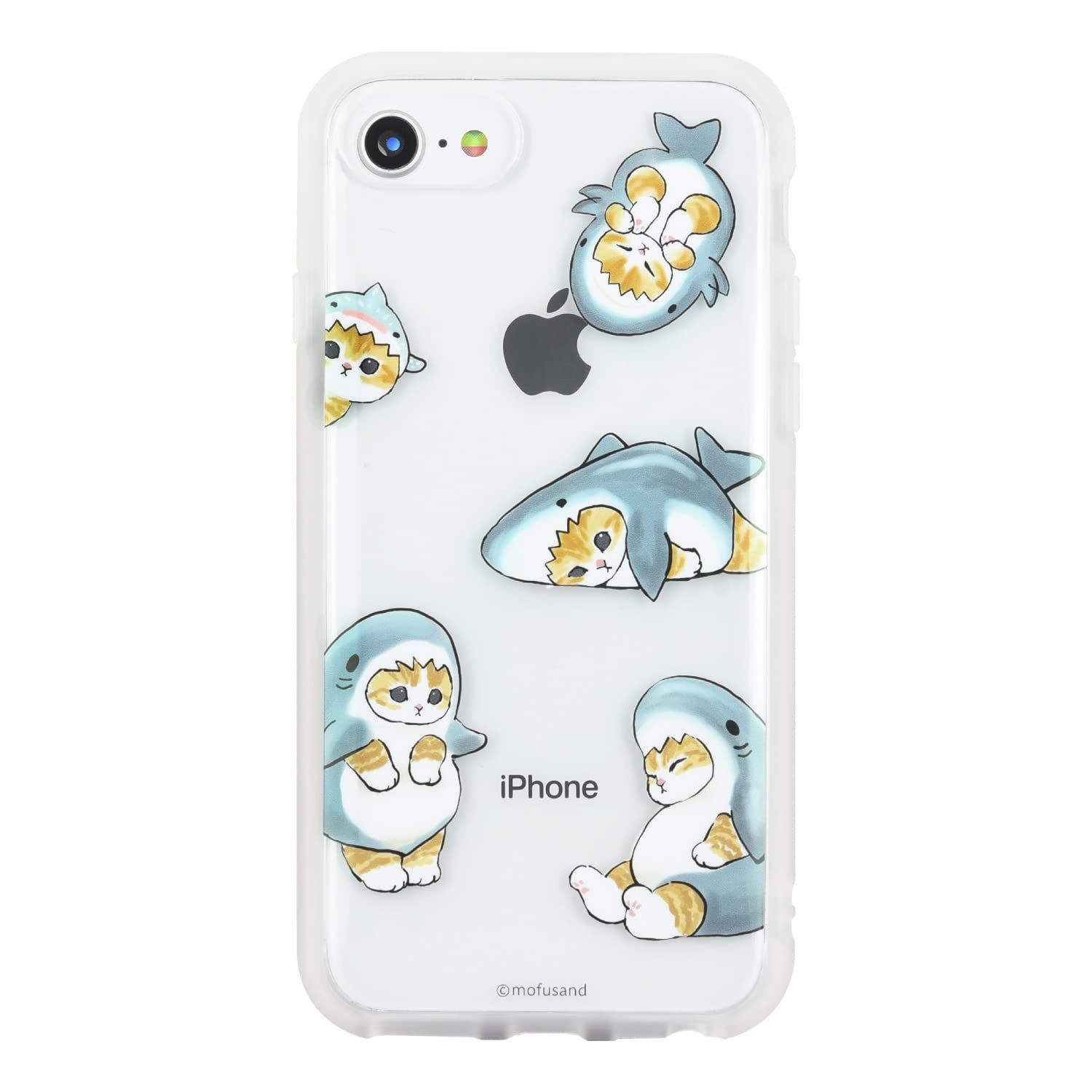 グルマンディーズ(Gourmandise) mofusand IIIIfit Clear(イーフィット クリア) iPhone SE (第3世代/第2世代) / 8 / 7 / 6s / 6 ...