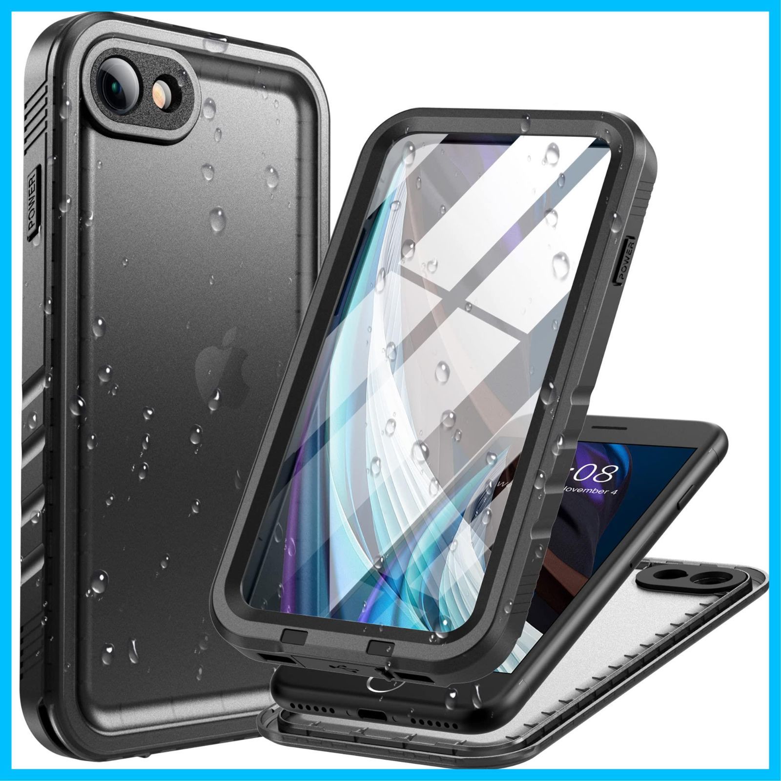 【新着商品】Cozycase 対応 iPhone SE2 / iPhone SE3 / iPhone 8 / iPhone 7 ケース 防水 ...