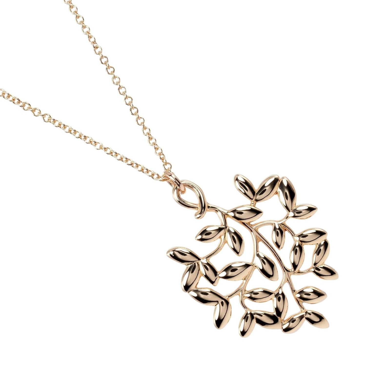 【TIFFANY&Co.】ティファニー オリーブリーフ K18ピンクゴールド レディース 4.76g ネックレス - メルカリ