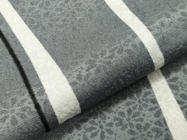 平和屋着物□上質な小紋 立涌花文 暈し染め 金彩 正絹