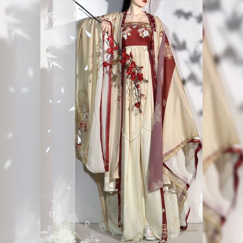 HF-199 豪華刺繍 漢服 かんふく 古風衣装 レトロ風 中華ロリータ