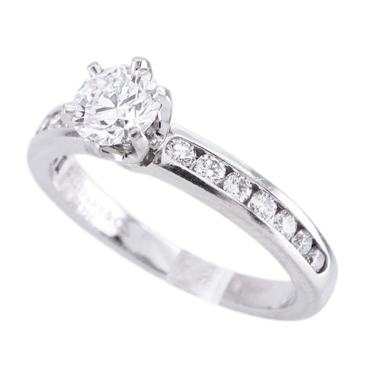 ティファニー エンゲージメントリング チャネルセット ダイヤモンド バンド プラチナ ティファニーセッティング リング 指輪 - (株)Tieel メルカリ公式ショップ - メルカリ