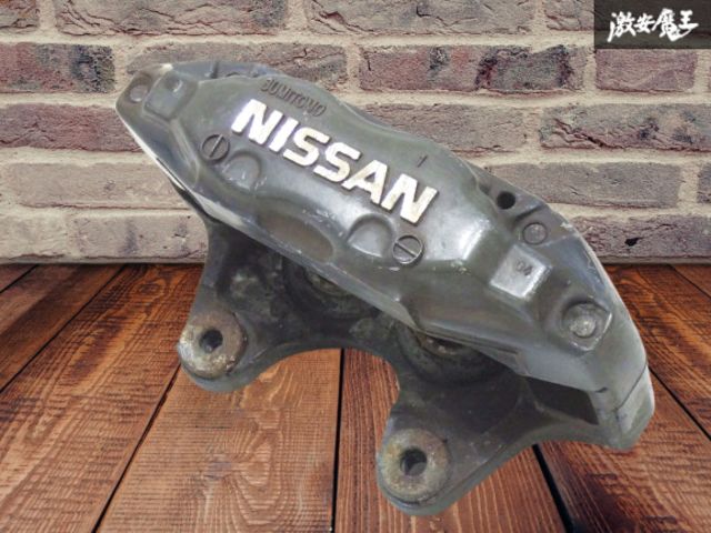 日産純正 BNR32 スカイライン GT-R GTR 標準 フロント 4POT ブレーキ キャリパー 左 左側 助手席側 S13 S14 S15 シルビア 180SX 棚2P13 - メルカリ