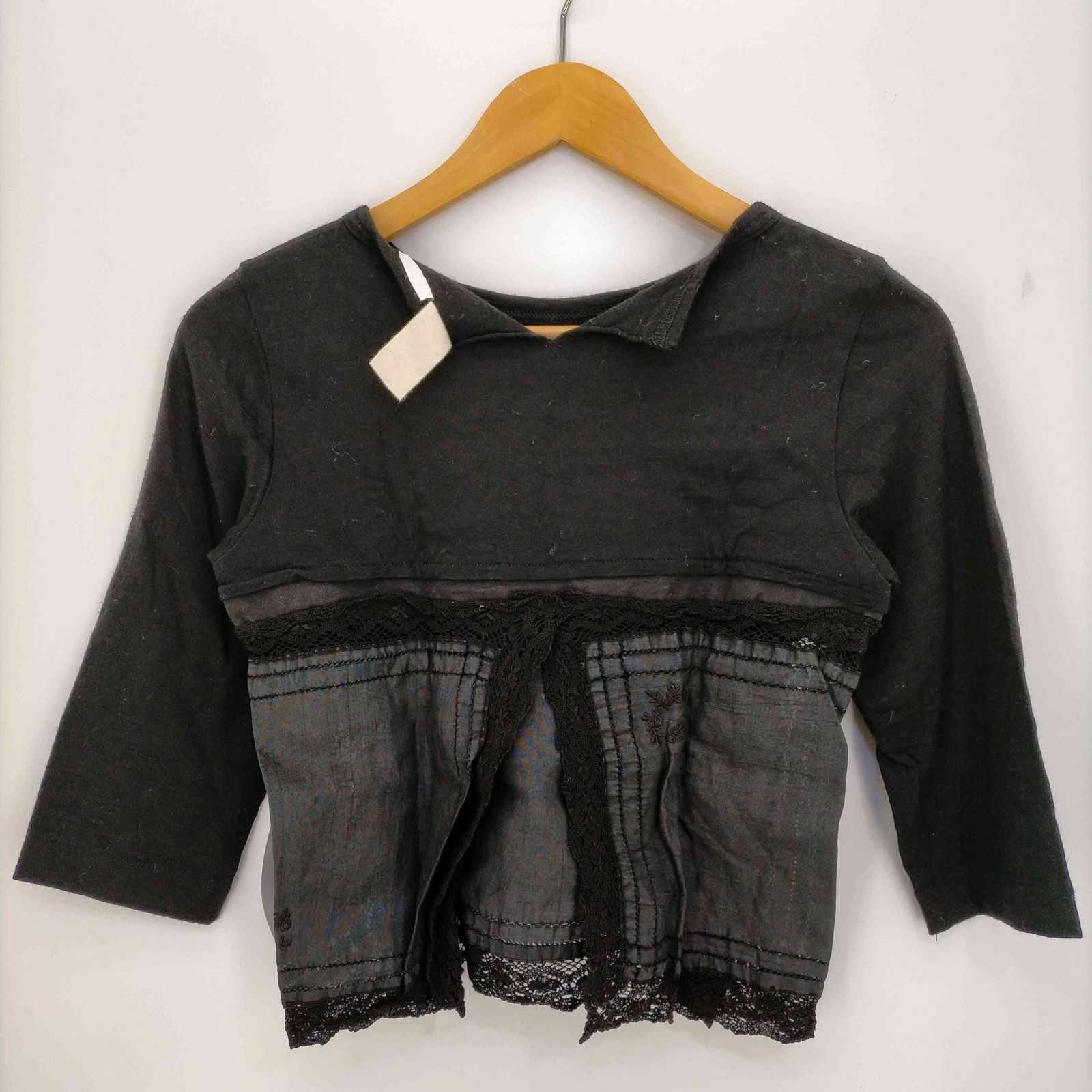 タオコムデギャルソン tao COMME des GARCONS レース切替 七分丈 タオコムデギャルソン tao COMME des GARCONS レース切替 七分丈