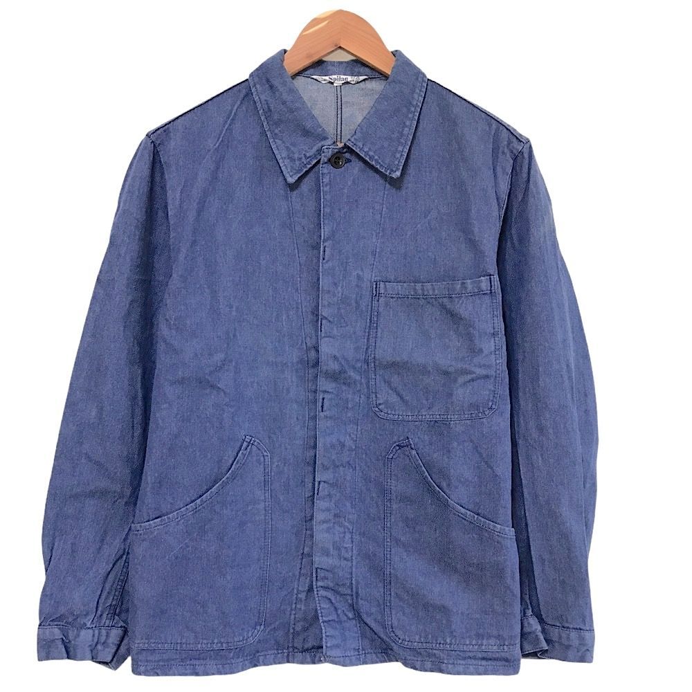 Spilag ユーロワーク ジャケット EURO WORK カバーオール 無地 長袖 サイズ：48 ブルー 【NR】 - メルカリ