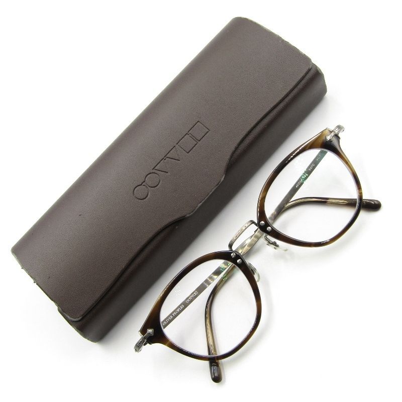 OLIVER PEOPLES オリバーピープルズ メガネフレーム OP-507C 度入り 日本製 スクエア VOT ヴィンテージオリーブトートイズ65007113 - メルカリ