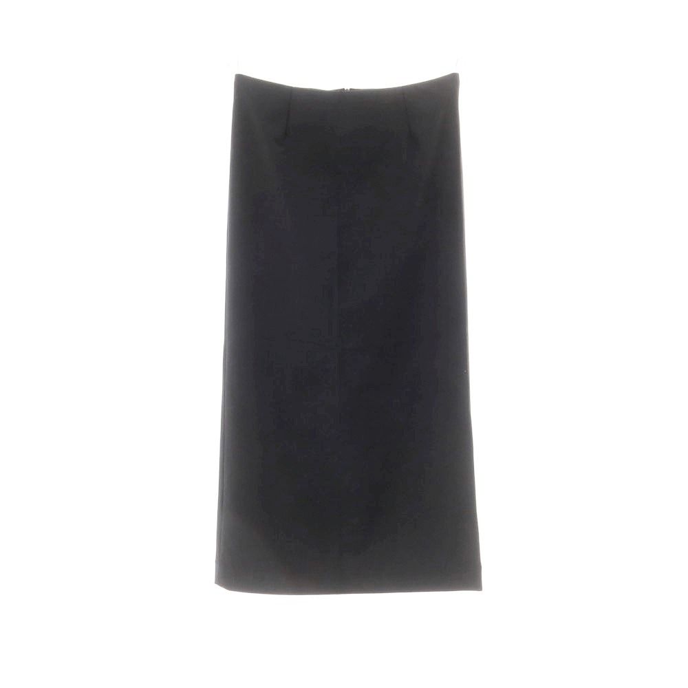 【新品アウトレット】スカリオーネ SCAGLIONE ストレッチ ウールナイロン ロングスカート ブラック【サイズ表記なし（S位 ...