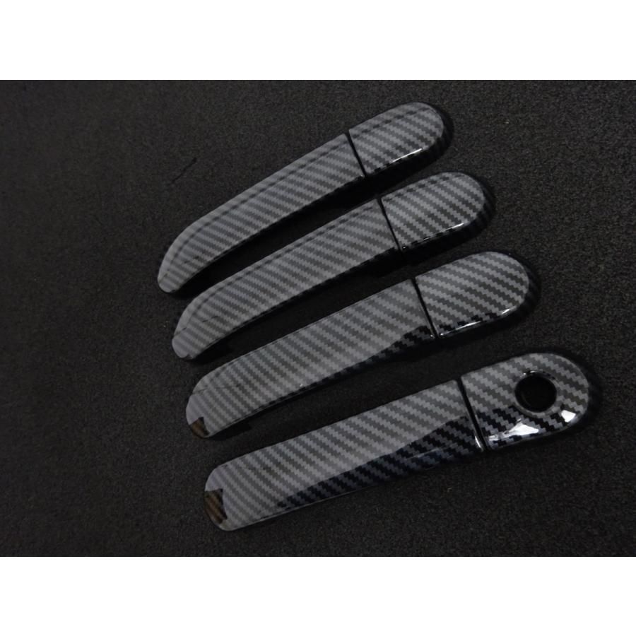 スポーティ全開♪ カーボン ルック ドアハンドル カバー マーチ K12 AK12 BK12 BNK12 YK12 ティーダ C11 NC11 JC11 ガーニッシュ K12n - メルカリ